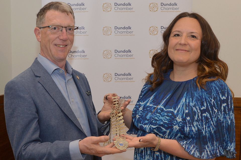 Dundalk Chamber chains passed over to Hanna McDonnell at annual meeting ...